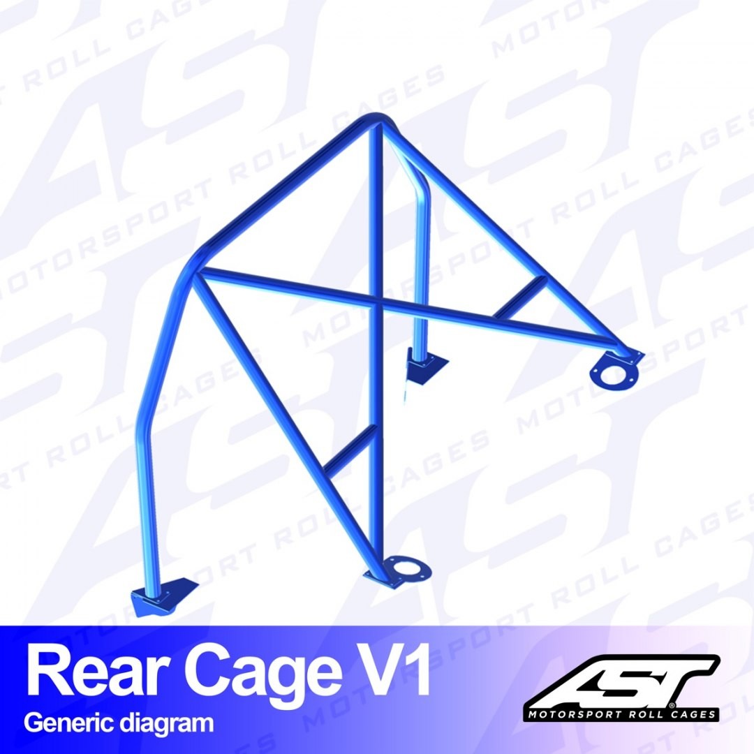 Roll Bar NISSAN GTR (R35) 2-doors Coupe REAR CAGE V1